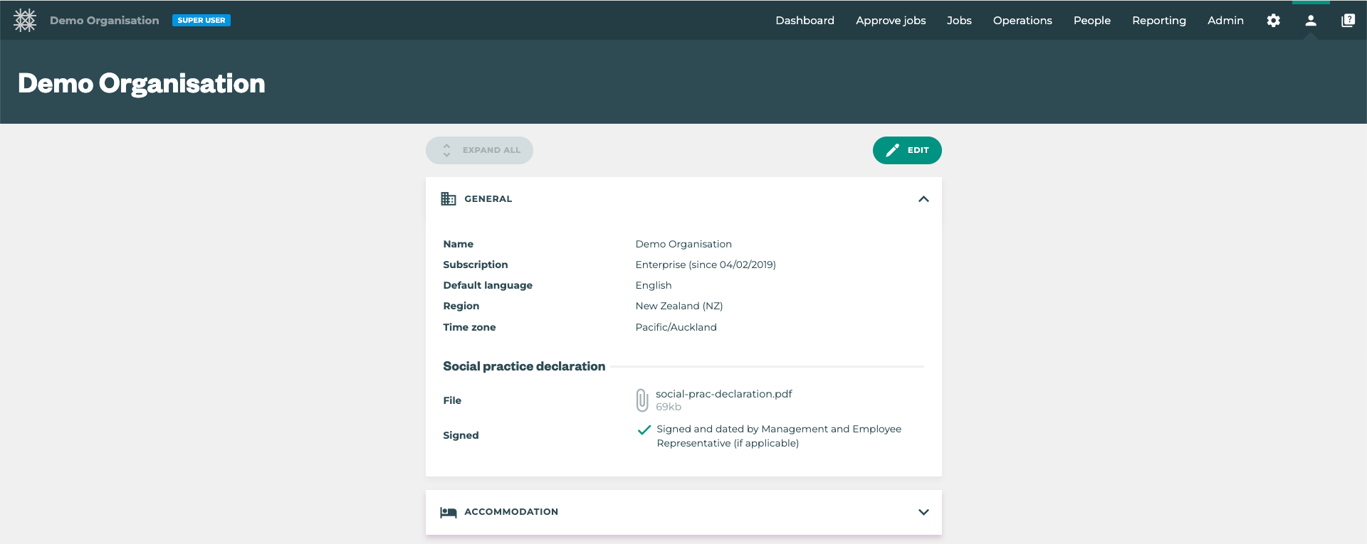 Organisation Profile